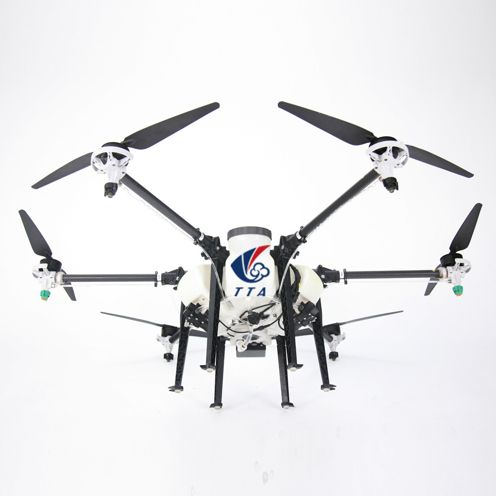TTA 10L Dcu And Automatic Program Uav Crop Field Spraying Drone Sprayer